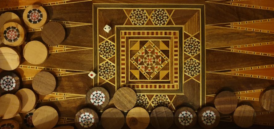 A Game of Backgammon in Beit Jabri, Old Damascus - Beloved Syria